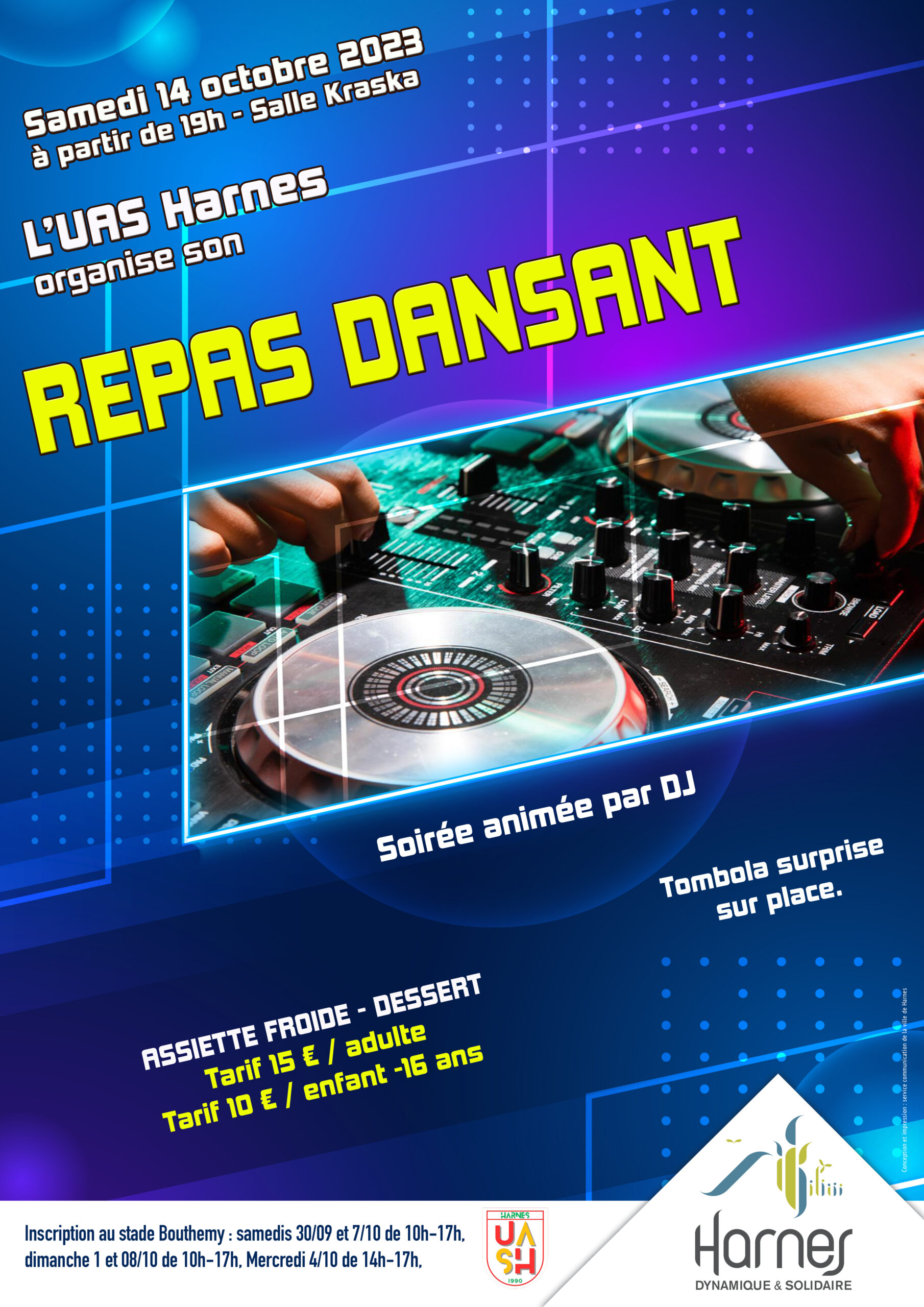Repas Dansant UASH – Ville de Harnes